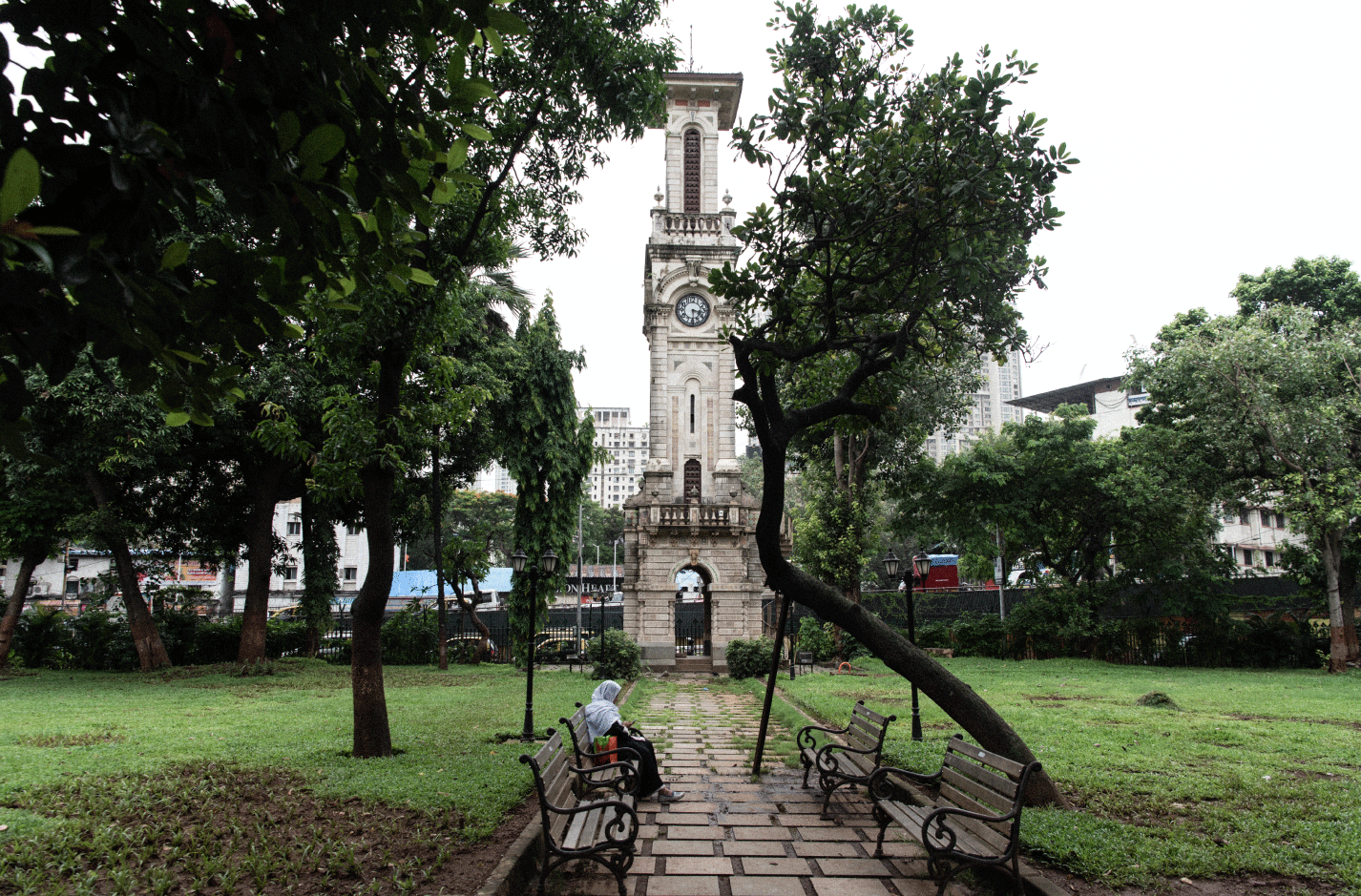 The David Sassoon Clock Tower in Byculla, Mumbai