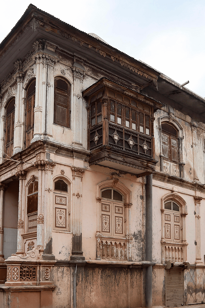 The Ornate Bay Windows in Sidhpur, Gujarat