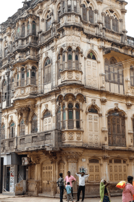 The Ornate Bay Windows in Sidhpur, Gujarat