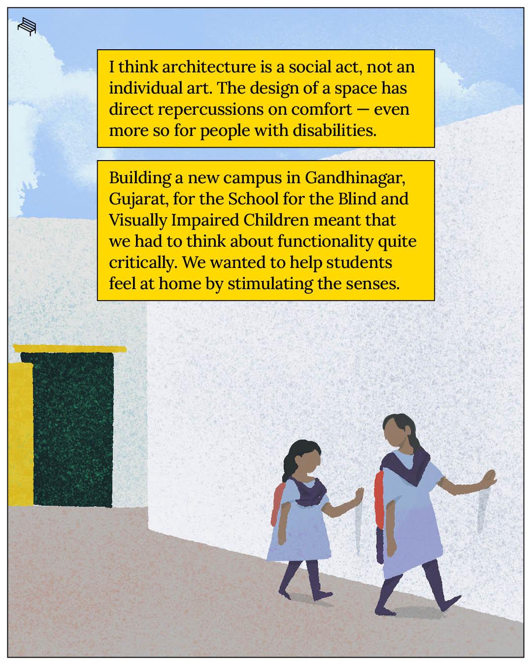 A School Designed for Visually Impaired Children